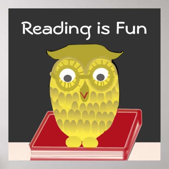 Reading is Fun Poster | Zazzle.com