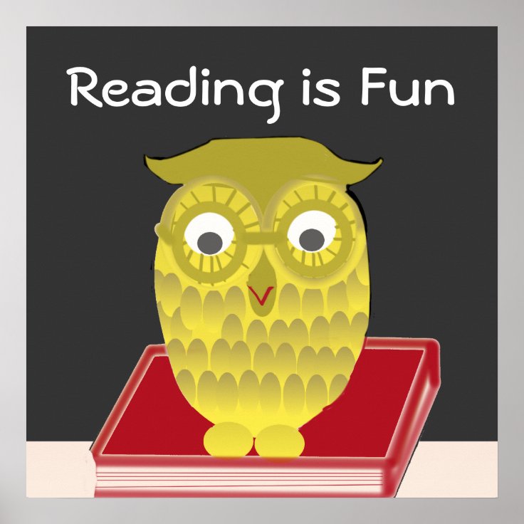 Reading is Fun Poster | Zazzle