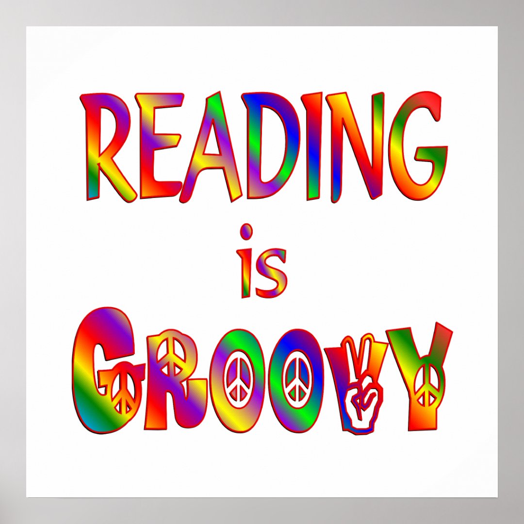 Reading is Groovy Poster | Zazzle