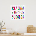 Reading is Key to Success Poster | Zazzle