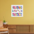 Reading is Key to Success Poster | Zazzle