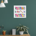Reading is Key to Success Poster | Zazzle