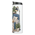 Reading Is My Happy Place – Cozy Book Lover Design Thermal Tumbler | Zazzle