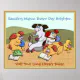 Reading Makes Every Day Brighter Poster | Zazzle