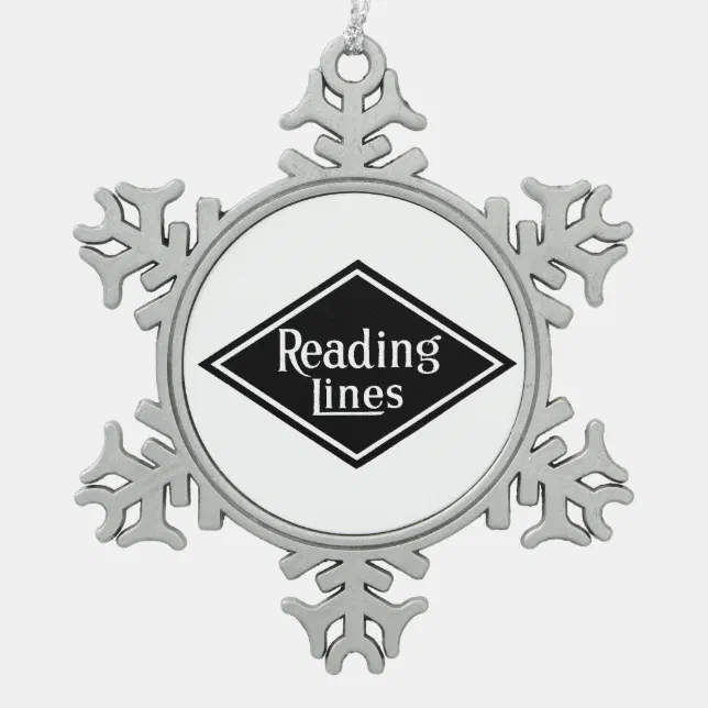 Reading Railroad Company Logo Pewter Ornament | Zazzle