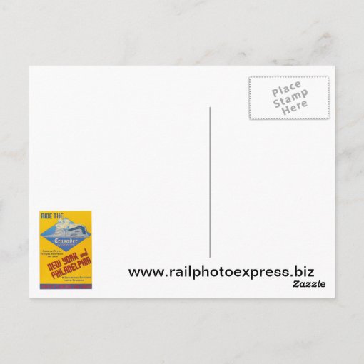 Reading Railroad Crusader Train 1937 Postcard | Zazzle