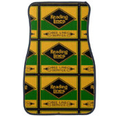 Reading Railroad Lines, Bee Line Service Car Mats | Zazzle
