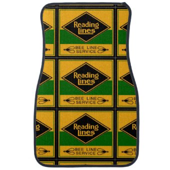 Reading Railroad Lines, Bee Line Service Car Mats | Zazzle