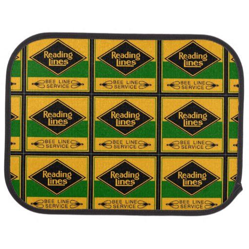 Reading Railroad Lines, Bee Line Service Car Mats | Zazzle
