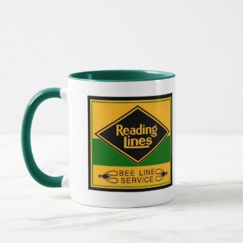 Reading Railroad Lines, Bee Line Service Mug | Zazzle