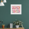 Reading Rocks Poster | Zazzle