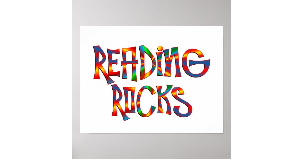 Reading Rocks Poster | Zazzle