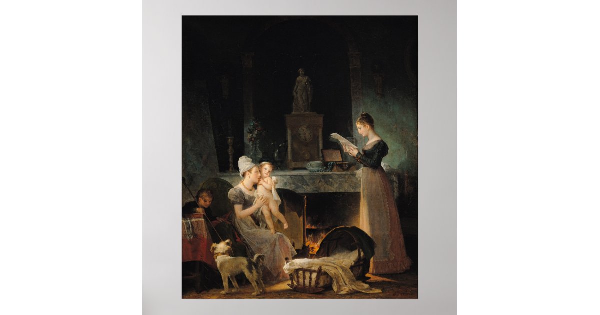 Reading the Letter Poster | Zazzle