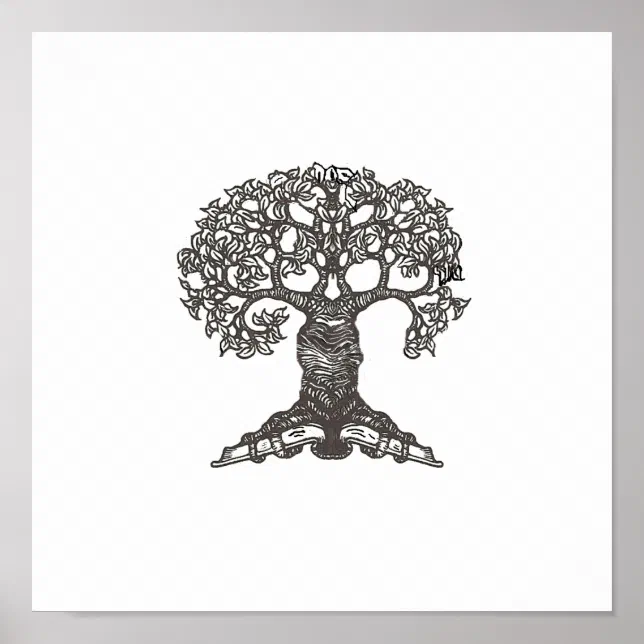 Reading Tree Poster | Zazzle