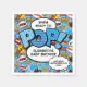 Ready to Pop Baby Shower Blue Comic Book Napkins | Zazzle