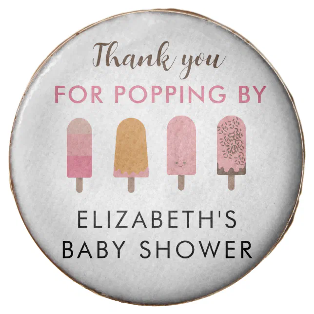 Ready to Pop Baby Shower Thank you Chocolate Covered Oreo | Zazzle