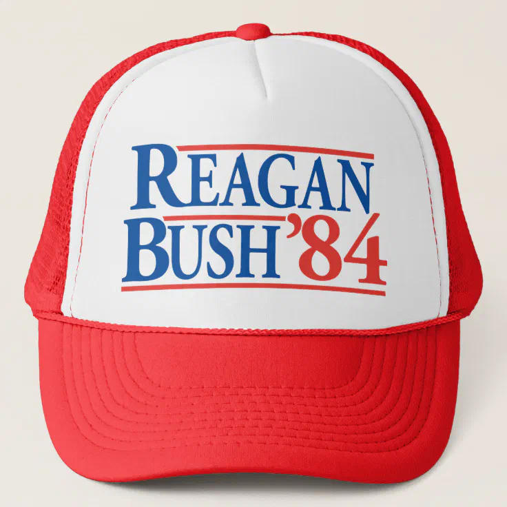 Reagan Bush '84 Hat | Zazzle