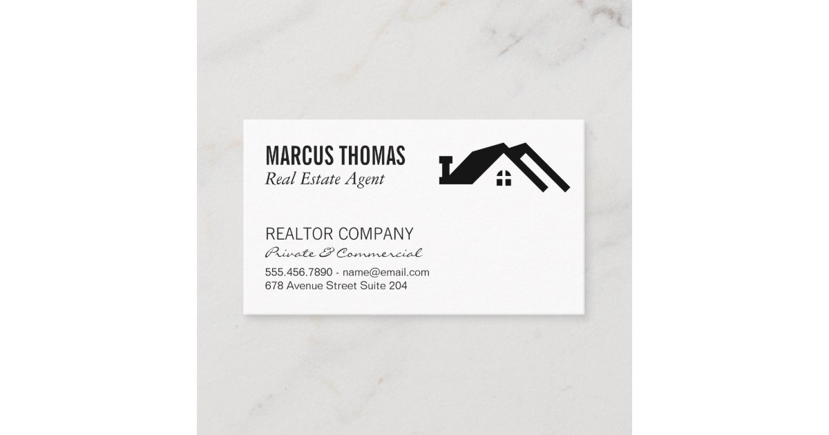 Real Estate Agent Appointment Card | Zazzle