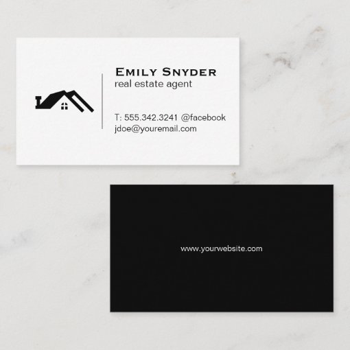 Real Estate Agent Business Card | Zazzle