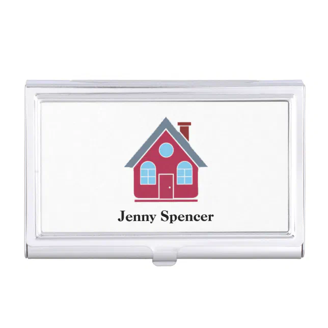 Real Estate Agent Business Card Case | Zazzle