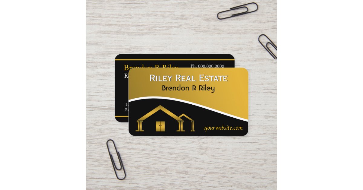Real Estate Agent Business Cards | Zazzle