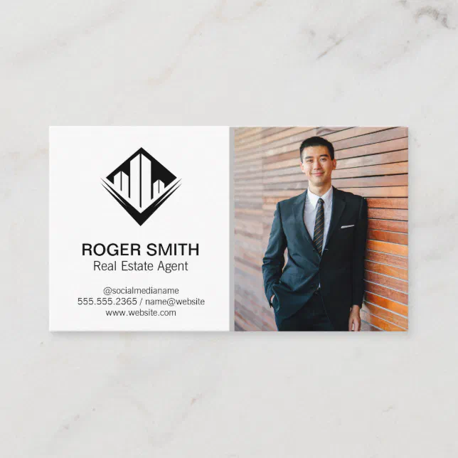 Real Estate Agent | Classic Business Card | Zazzle