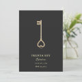 Real Estate Agent Gold Grateful Appreciation Thank You Card | Zazzle