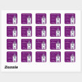 Real Estate Agent Home Sweet Home Square Sticker | Zazzle