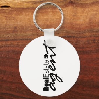Real Estate Agent Key Chain | Zazzle