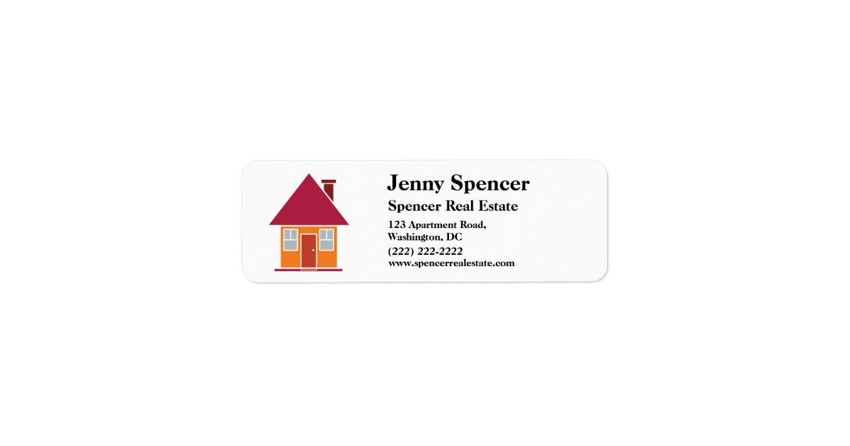 Real Estate Agent Label | Zazzle