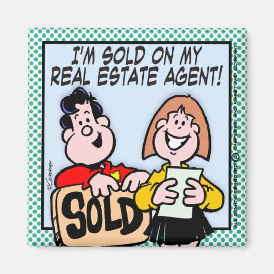 Real Estate Agent Magnet | Zazzle.com