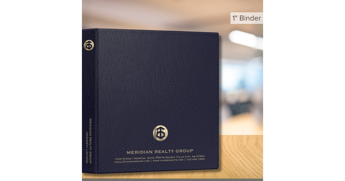 Real Estate Agent Portfolio Binder | Zazzle