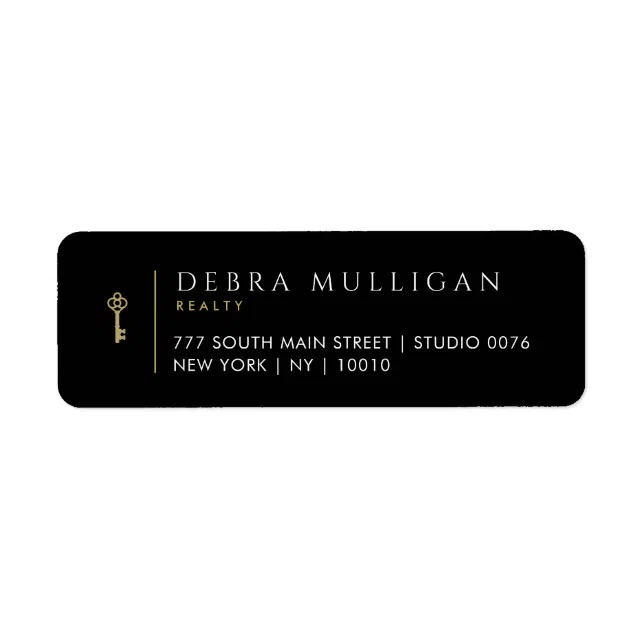 Real Estate Agent Return Address Labels | Zazzle