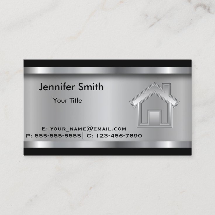 Real Estate Agent | Template | Professional Business Card | Zazzle