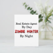 Real Estate Agent/Zombie Hunter Postcard | Zazzle