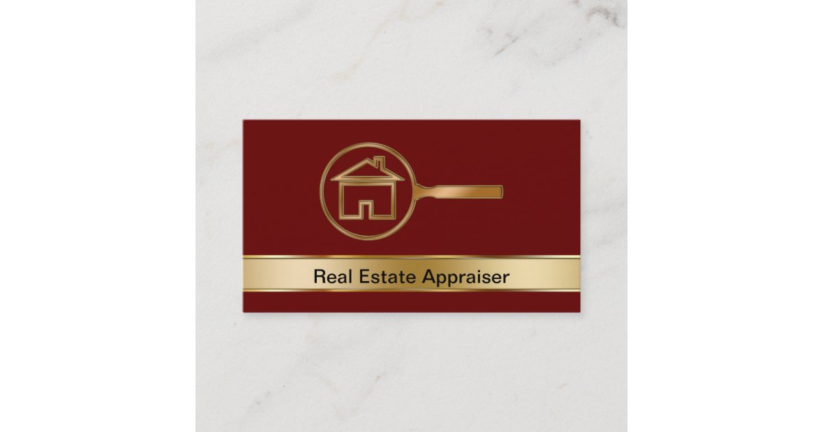Real Estate Appraiser Business Cards | Zazzle