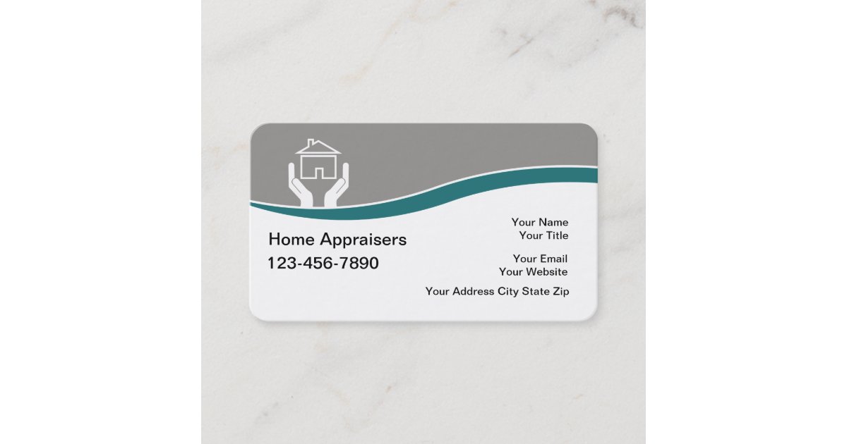 Real Estate Appraiser Business Cards | Zazzle