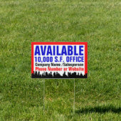 Real Estate Available Sign, Customizable Yard Sign | Zazzle