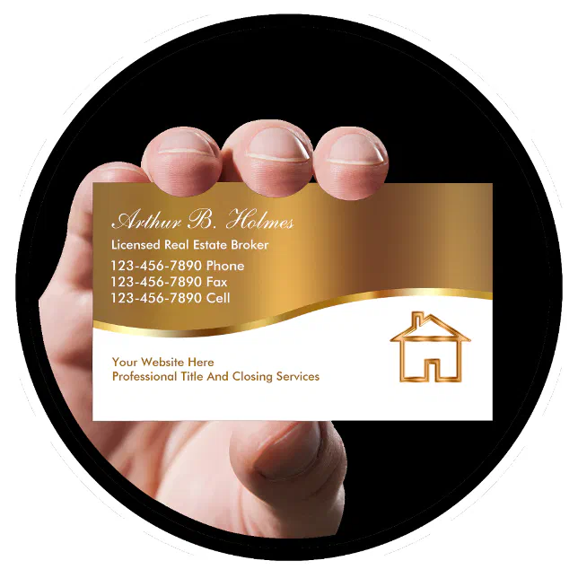 Real Estate Broker Business Cards | Zazzle