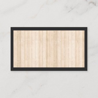 Real Estate | Buildings Icon | Wood Trim | Border Business Card | Zazzle