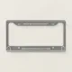 Real Estate Company Chic Grey Custom Realtor License Plate Frame | Zazzle