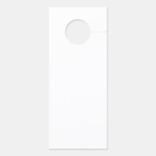 Real Estate Company Custom Logo Agent Marketing Door Hanger | Zazzle