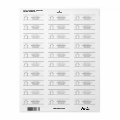 Real Estate Company Simple Realtor Return Address Label | Zazzle