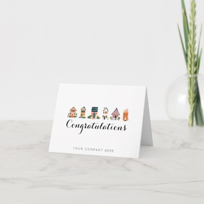 Real Estate Congratulations New Homeowner Card | Zazzle.com