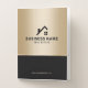 Real Estate Custom Logo Modern Gold Realtor Pocket Folder | Zazzle