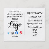 real estate donut referrals Announcement Flyer | Zazzle