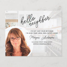Real Estate Hello Neighbor Flyer | Zazzle