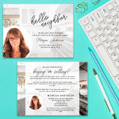 Real Estate Hello Neighbor Postcard | Zazzle