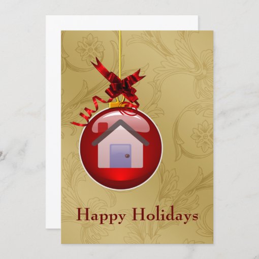 real estate Holiday Cards | Zazzle