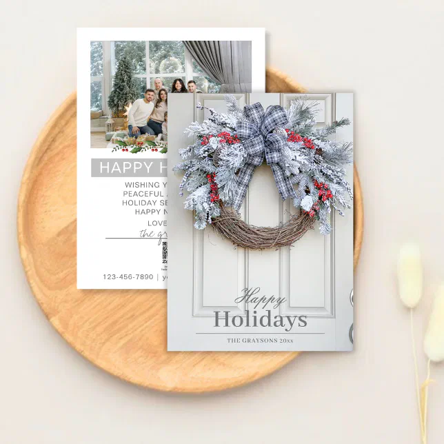 Real Estate Holiday Greeting Card Template | Zazzle